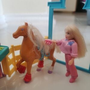 Mattel | Toys | Polly Pocket Rideinstyle Ranch Pony Hourse Miniature 25 ...